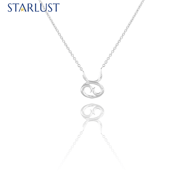 Cancer and Taurus Combo Necklace in Silver, Gold, or Platinum – Starlust