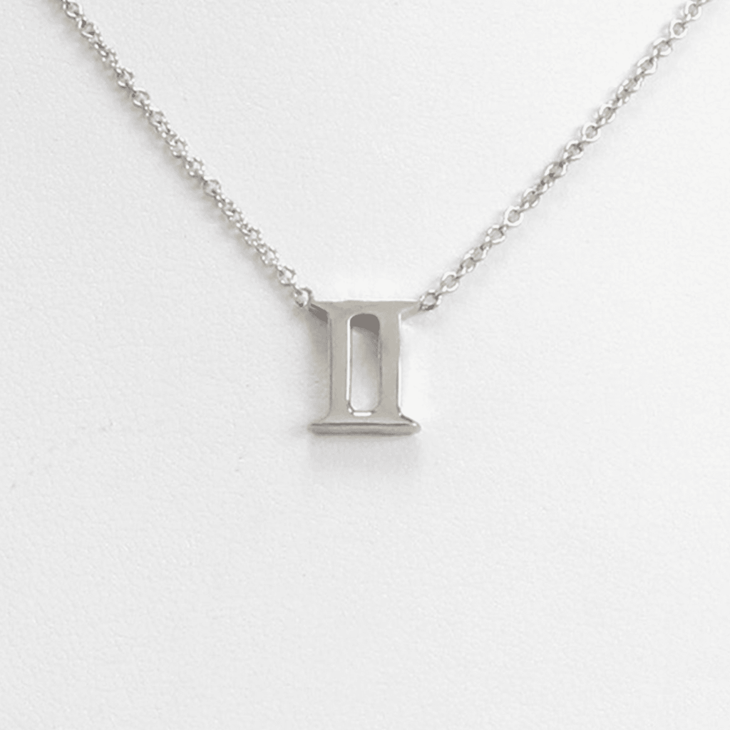 Gemini Star Sign Pendant in Silver, Gold, or Platinum – Starlust